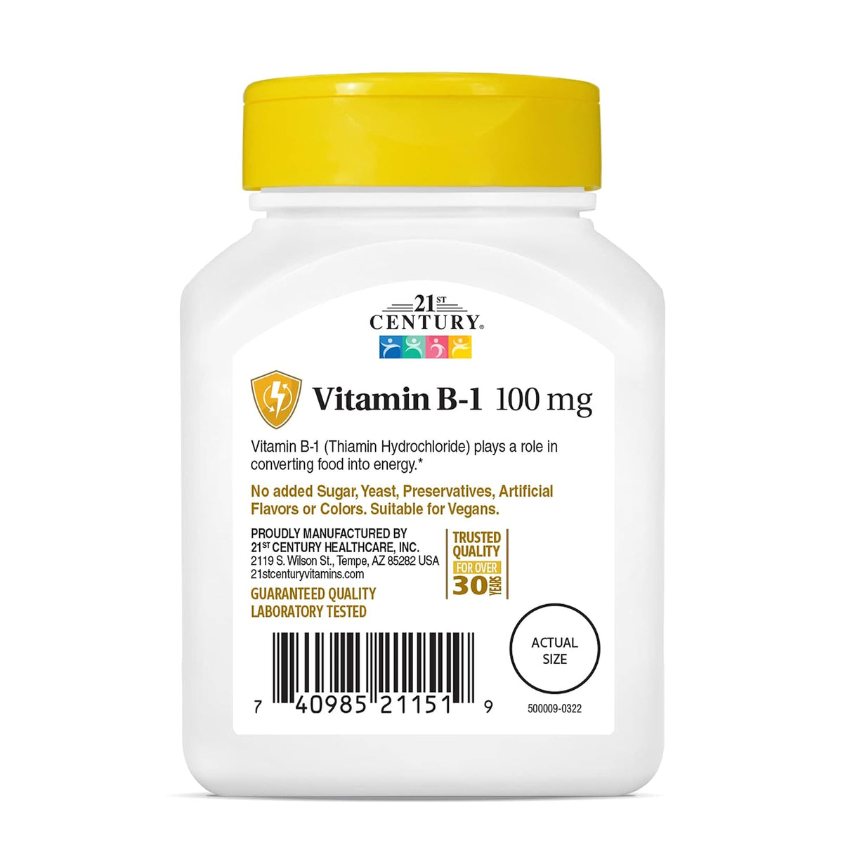 Daily vitamin B1 for wellness