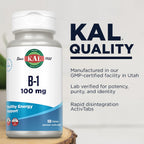 Daily vitamin B1 supplement tablets