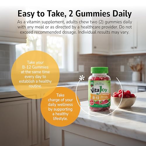 Daily vitamin B12 gummy dosage