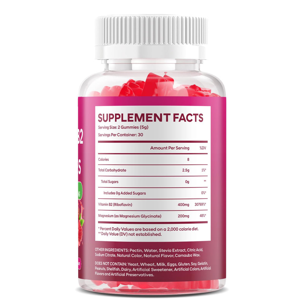 Daily vitamin B2 for wellness