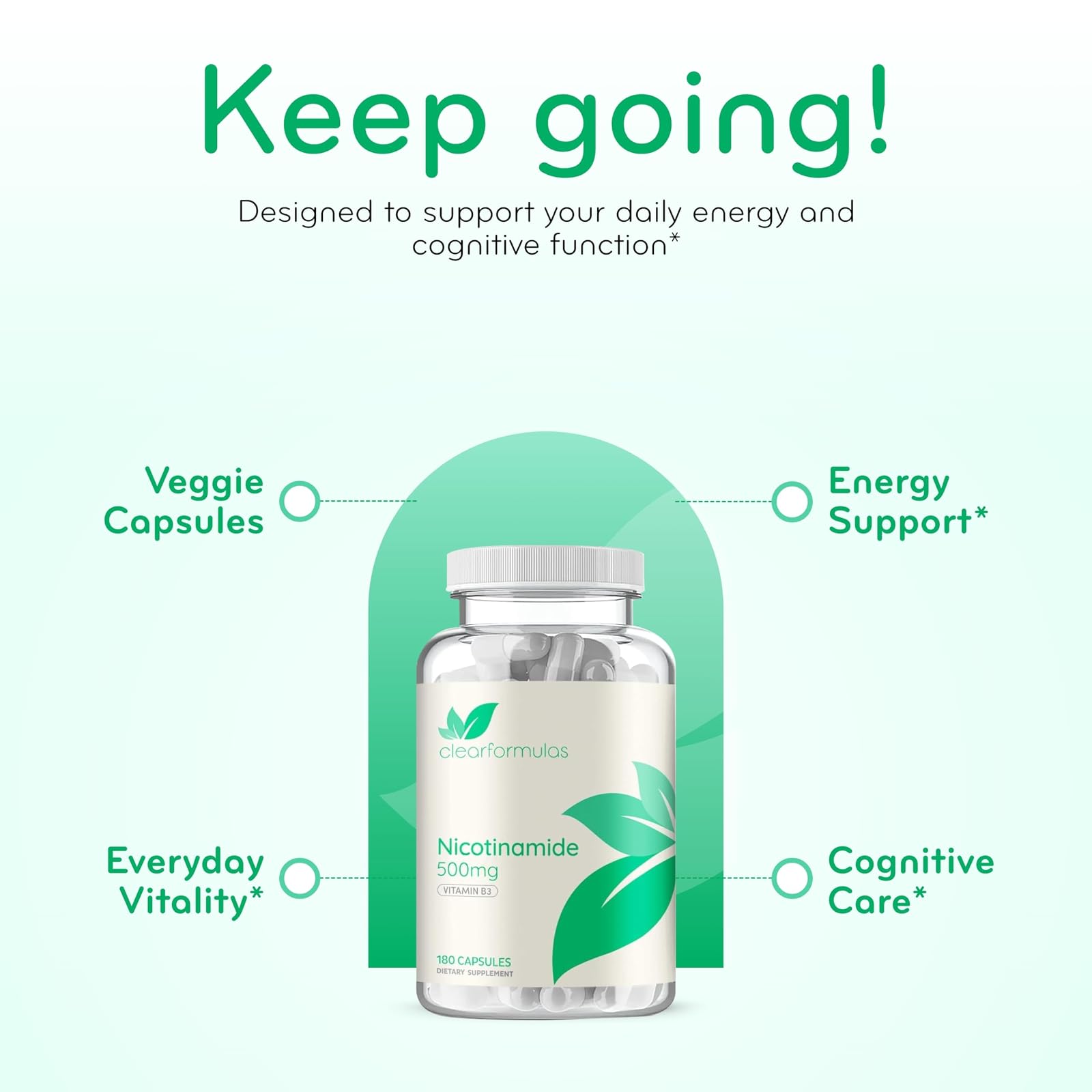 Daily vitamin B3 for overall wellness