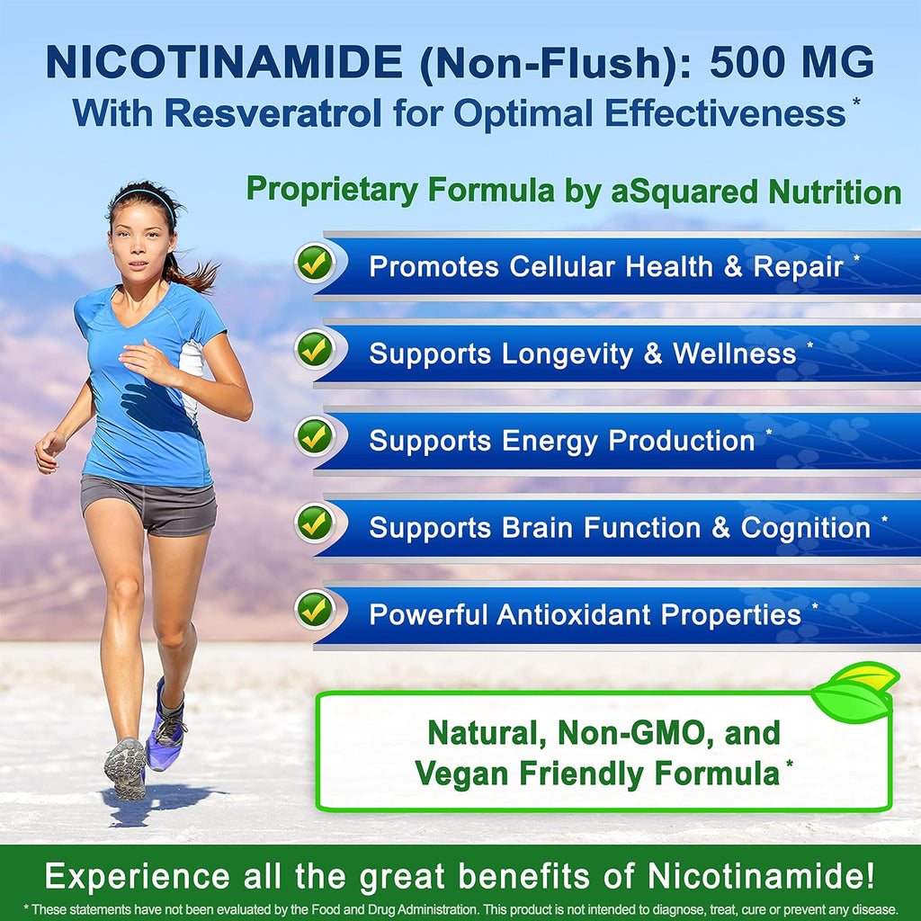 Daily vitamin B3 supplement capsules