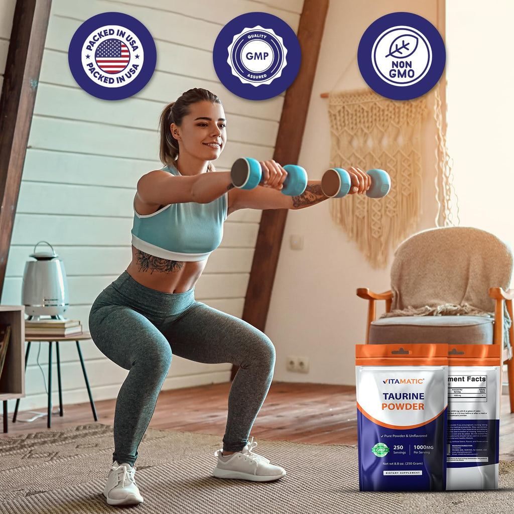Daily vitamin boost with taurine