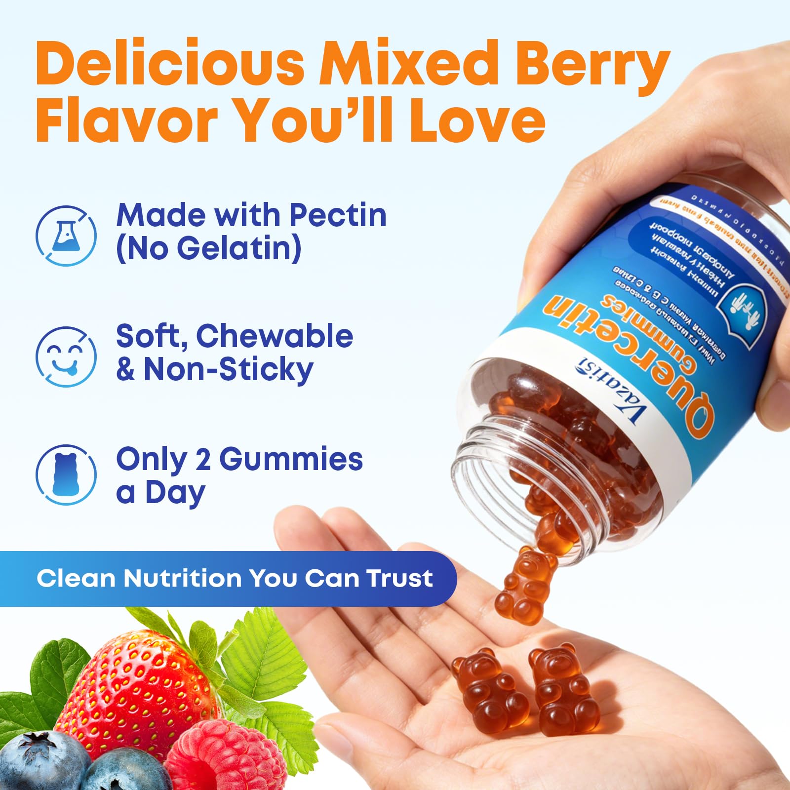 Daily vitamin C boost from gummies