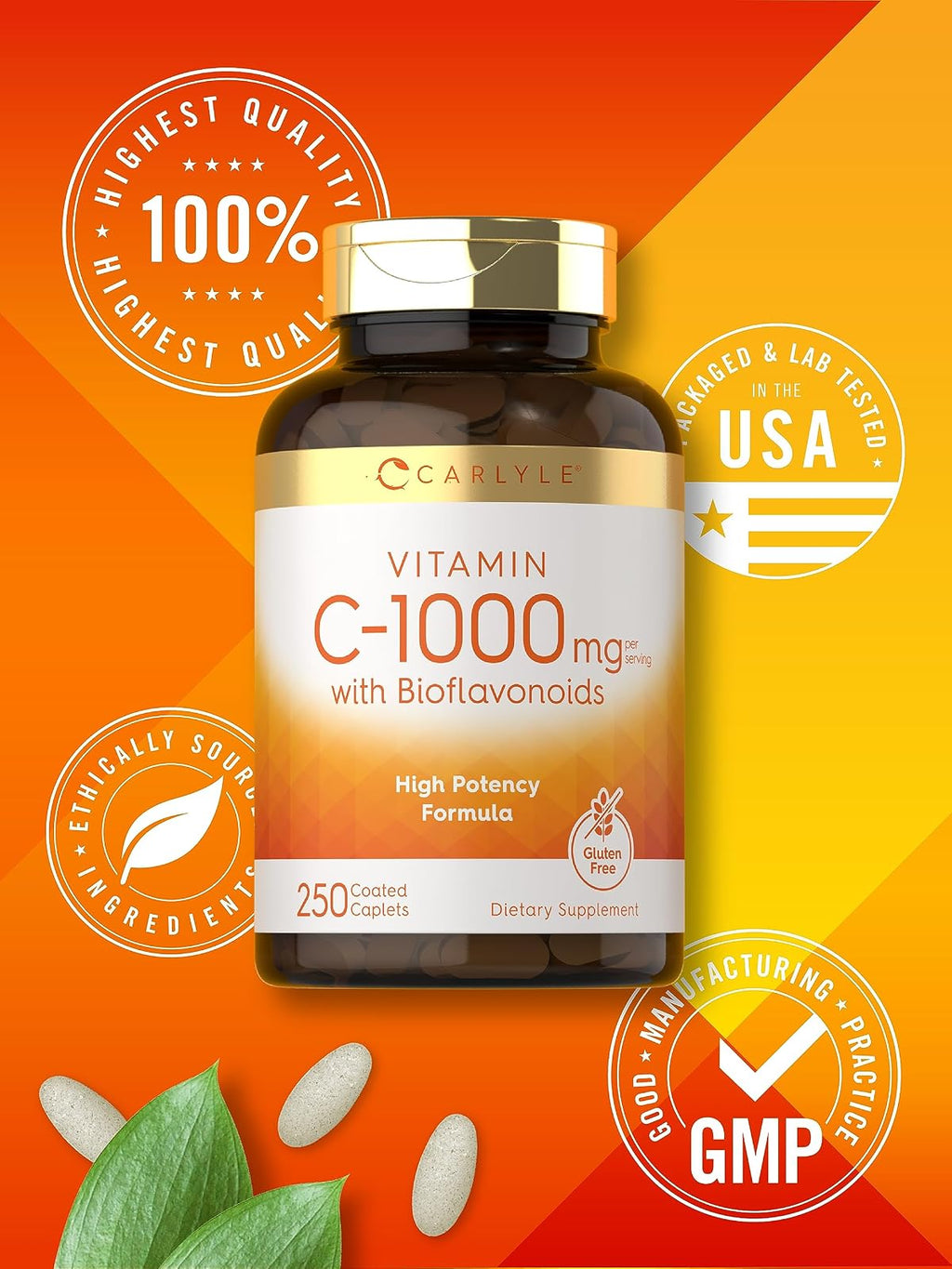 Daily vitamin C for antioxidant protection