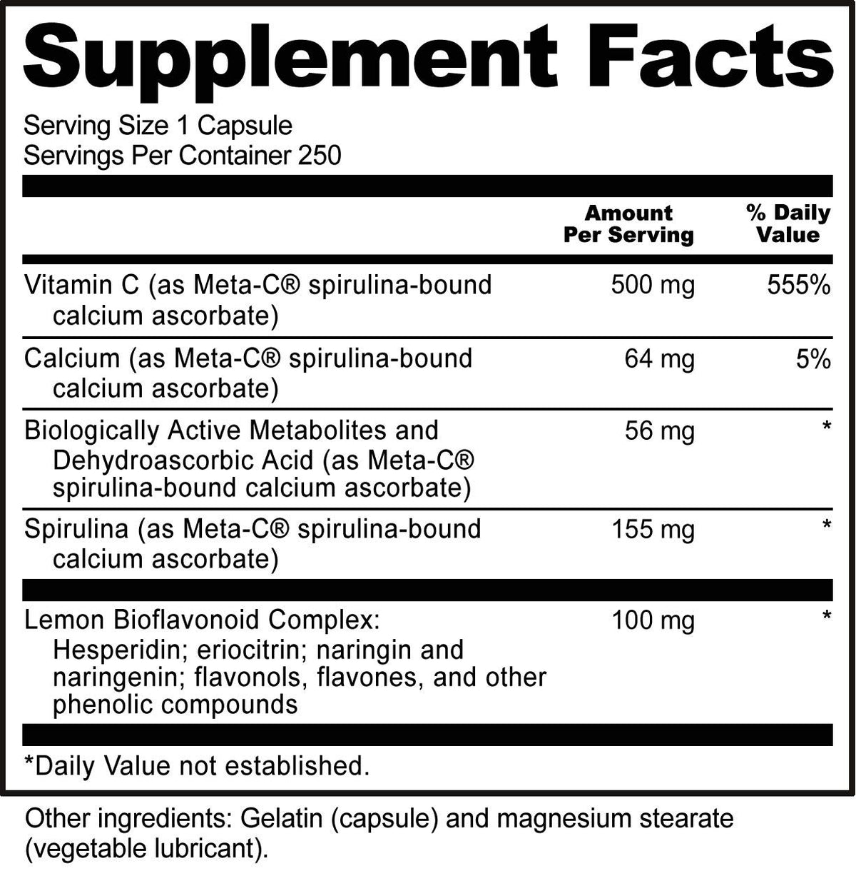 daily vitamin C for overall health
