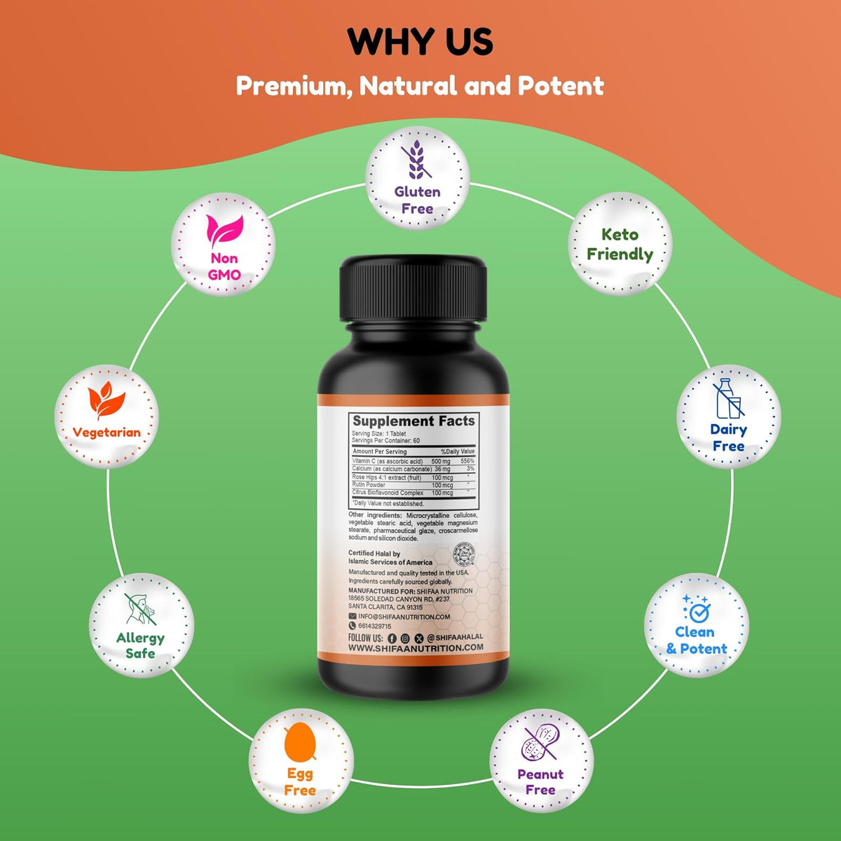 Daily Vitamin C for overall wellness