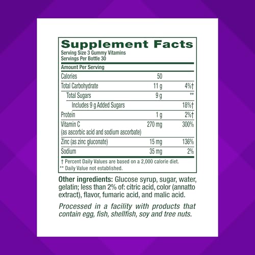 daily vitamin c gummy for health