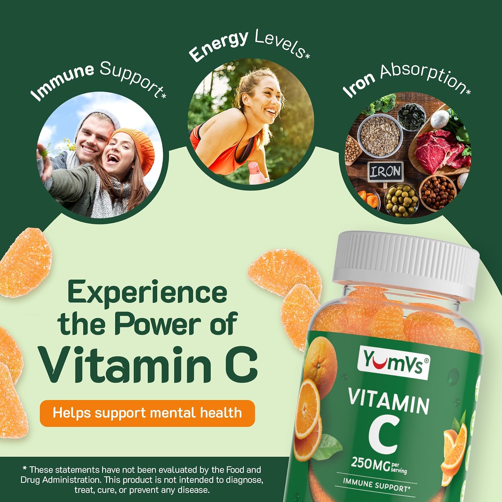 Daily vitamin C supplement for health