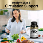 Daily vitamin C supplement for immunity