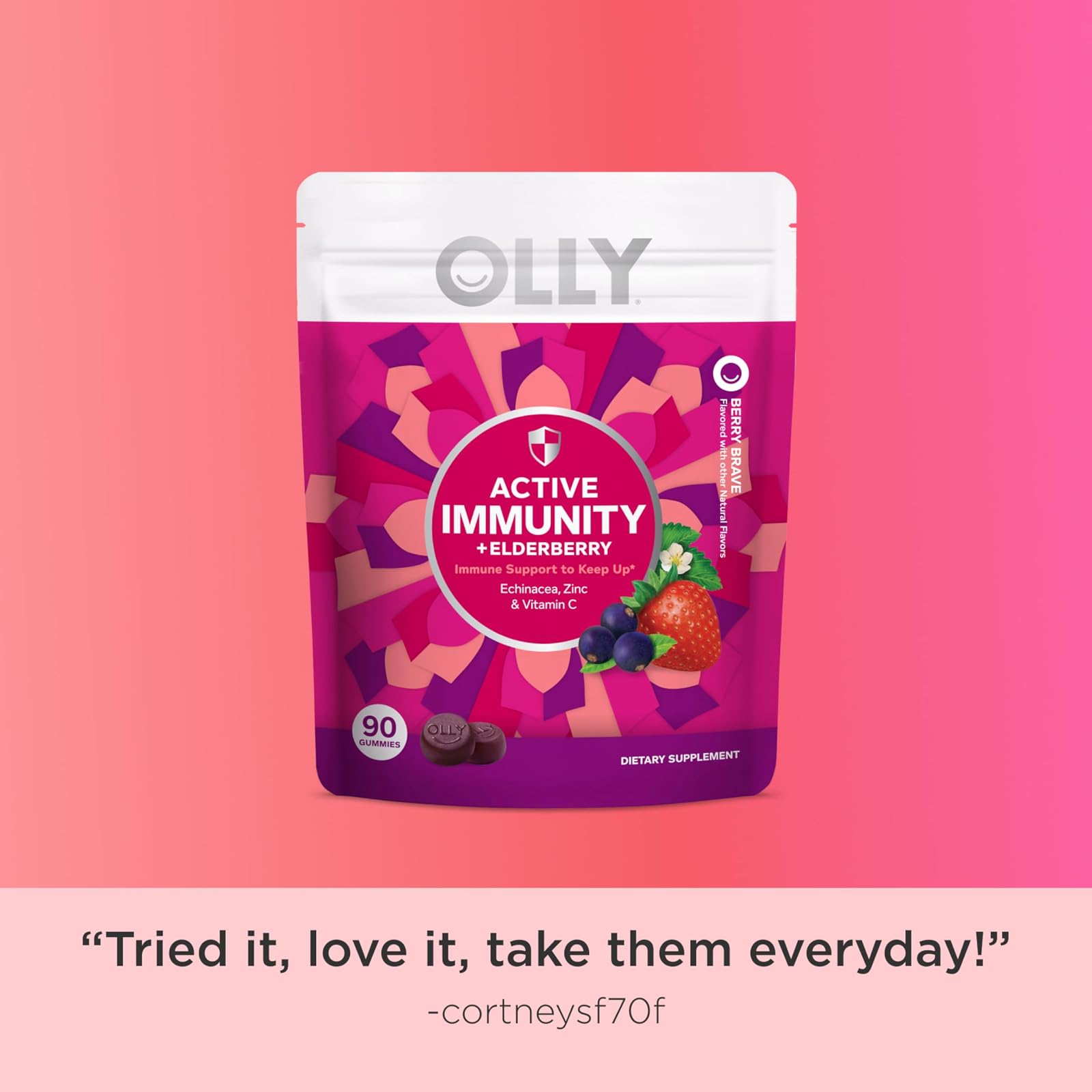 Daily Vitamin C supplement for immunity