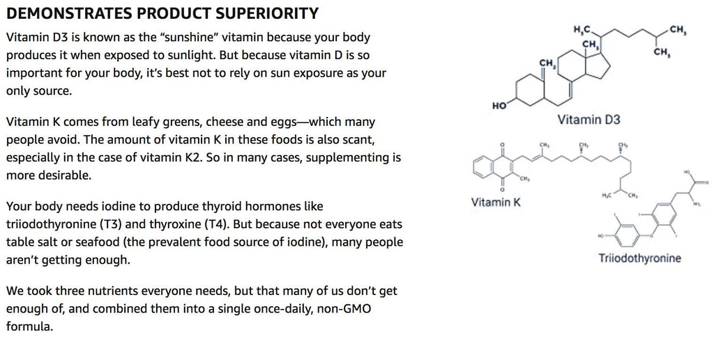 daily vitamin D and K supplement