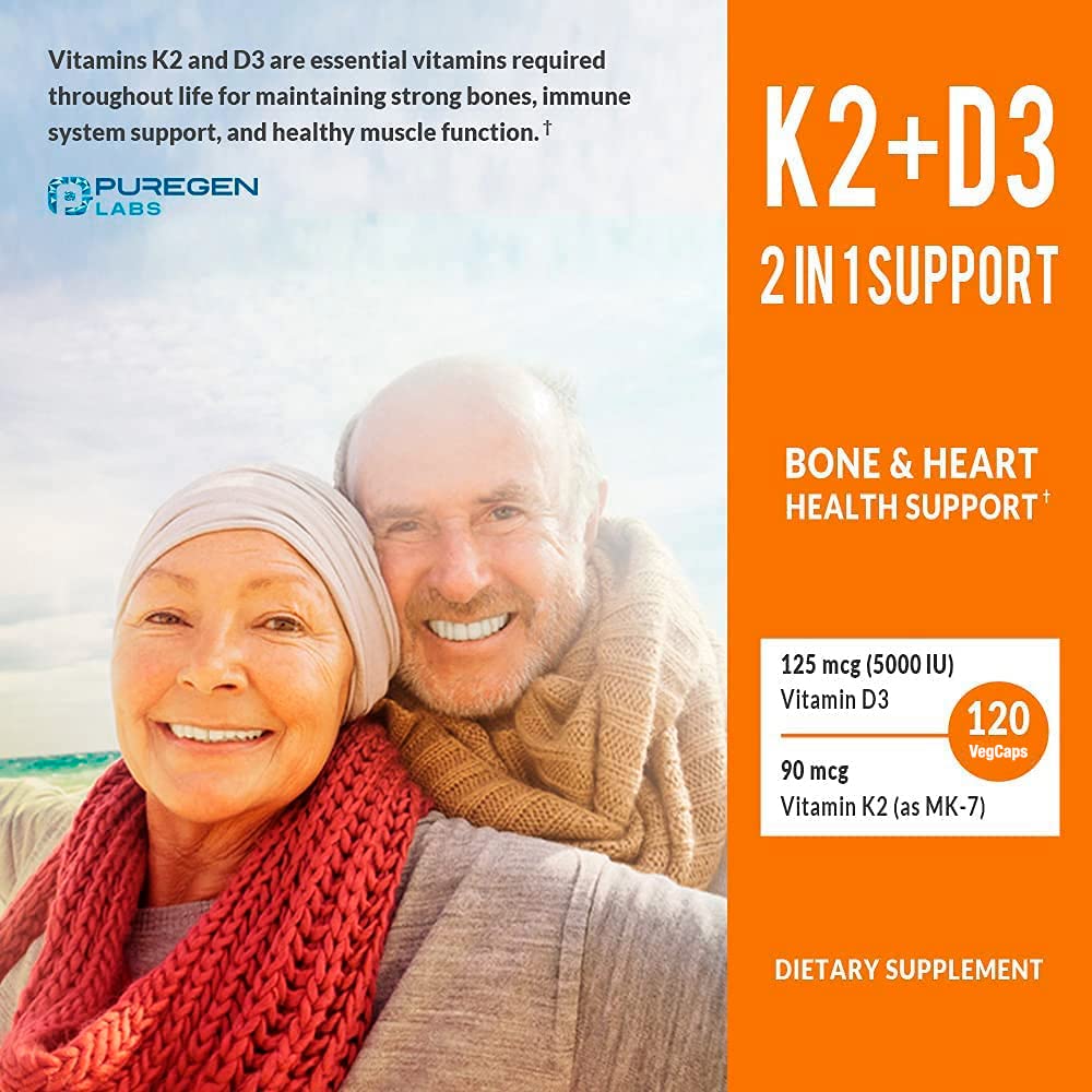 Daily Vitamin D and K2 for immunity
