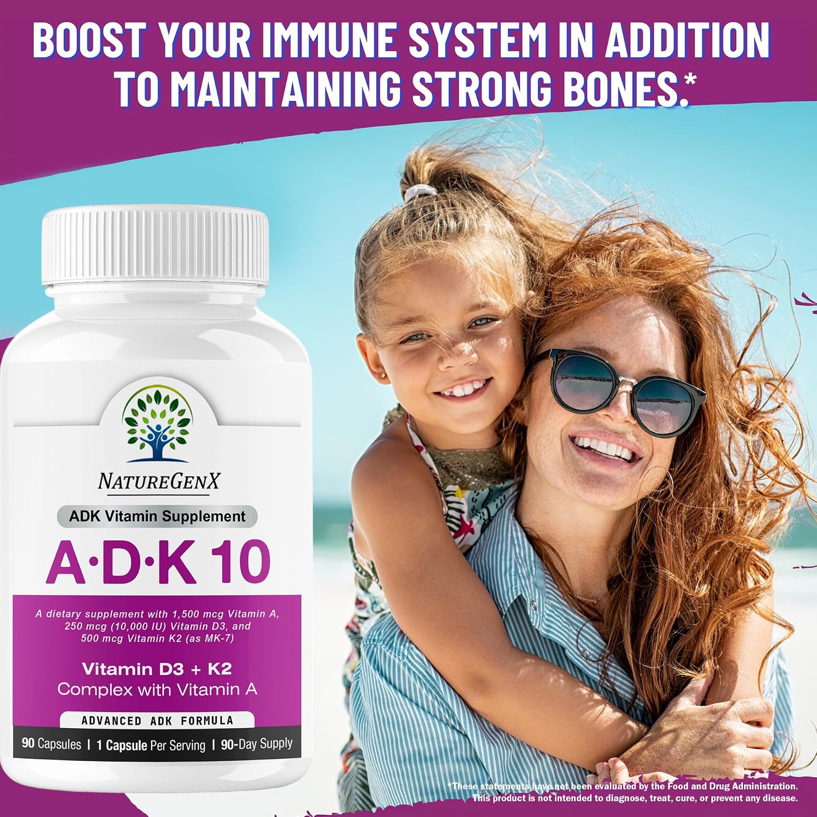 Daily vitamin D for immunity