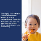 Daily vitamin D supplement for children