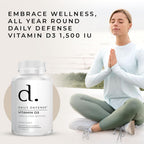 Daily vitamin D supplement tablets