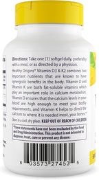Daily vitamin D3 2000 IU supplement