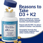 Daily Vitamin D3 and K2 supplement