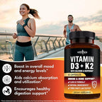 daily vitamin D3 and K2 supplement