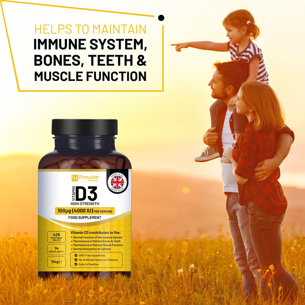 Daily Vitamin D3 for bone health