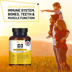 Daily Vitamin D3 for bone health