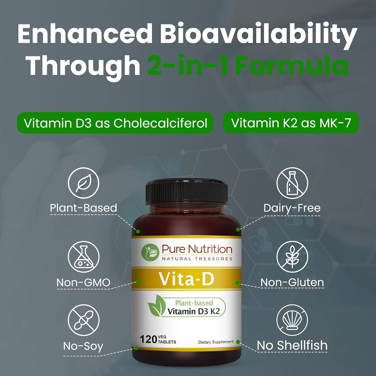 Daily Vitamin D3 for bone health
