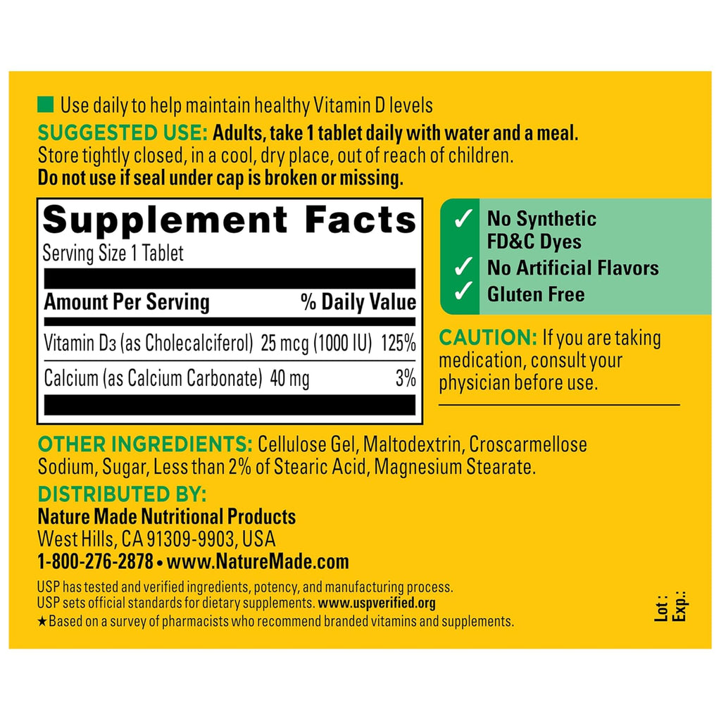 Daily Vitamin D3 for Canadians