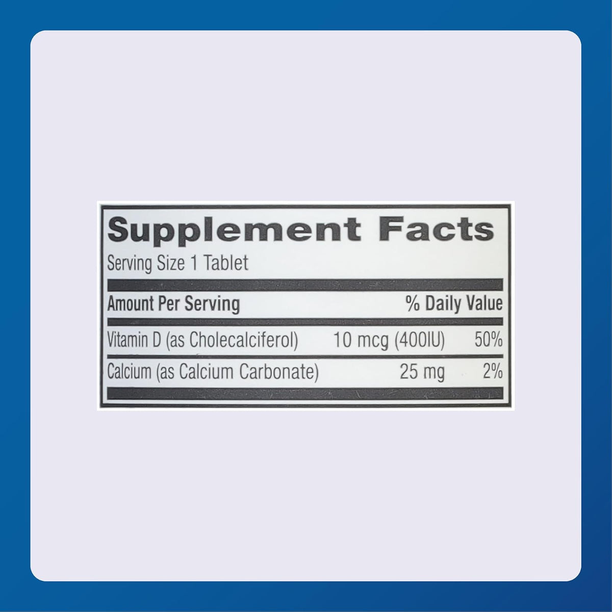 daily Vitamin D3 for Canadians