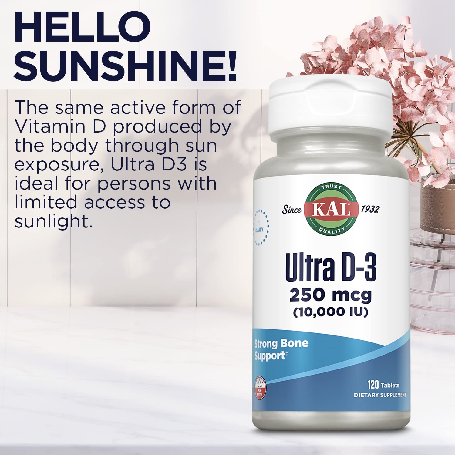 daily vitamin D3 for energy boost