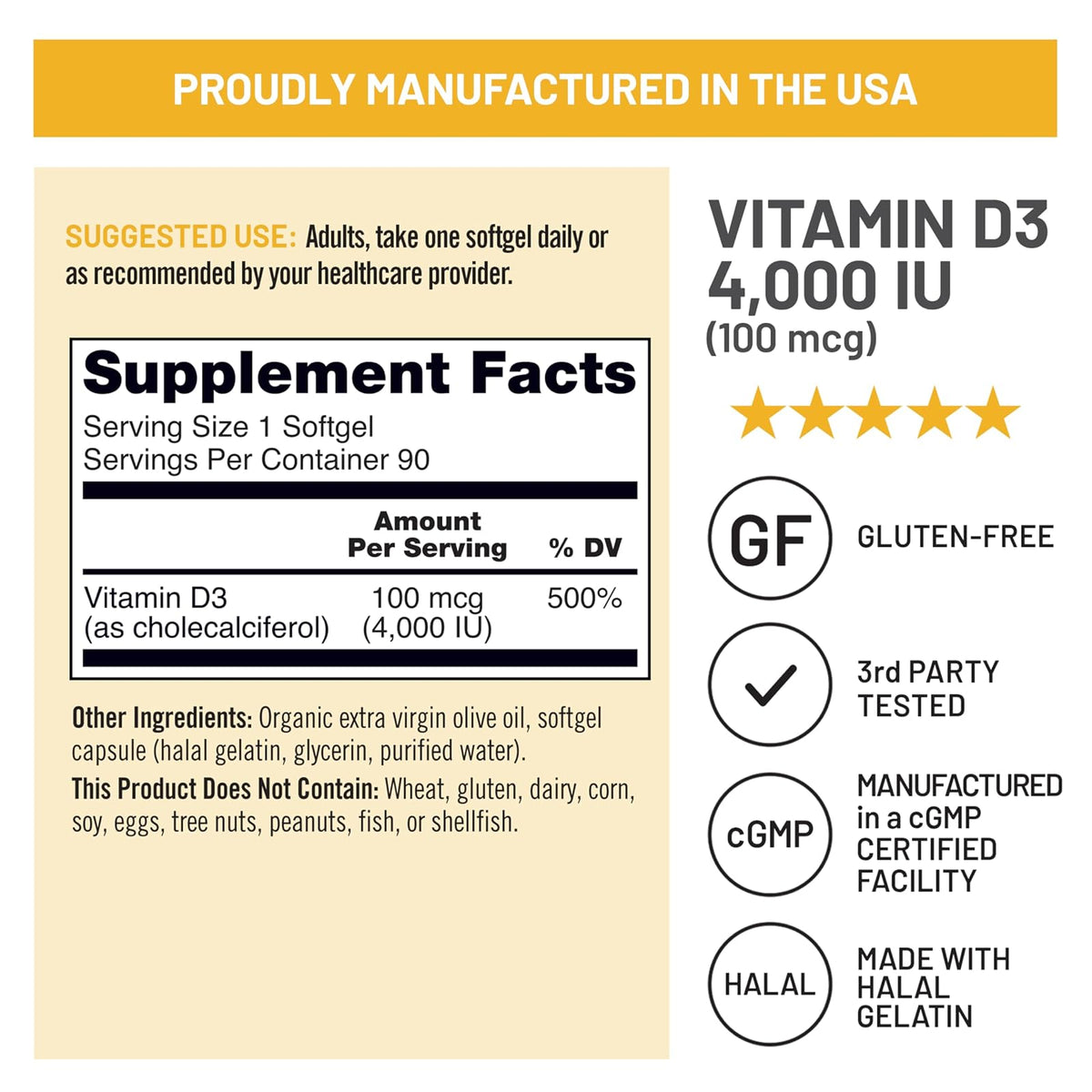 daily Vitamin D3 for energy boost