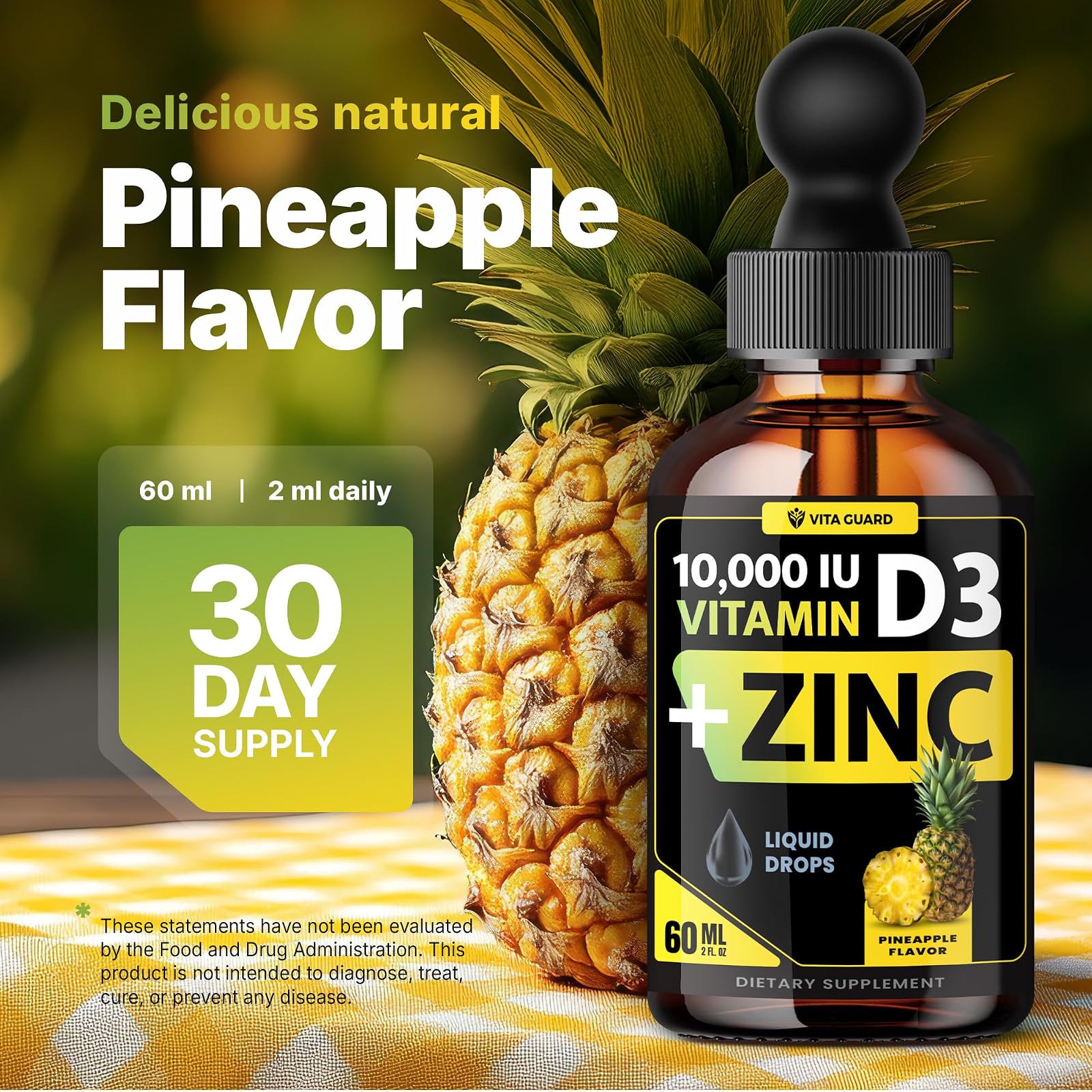 Daily Vitamin D3 for energy boost