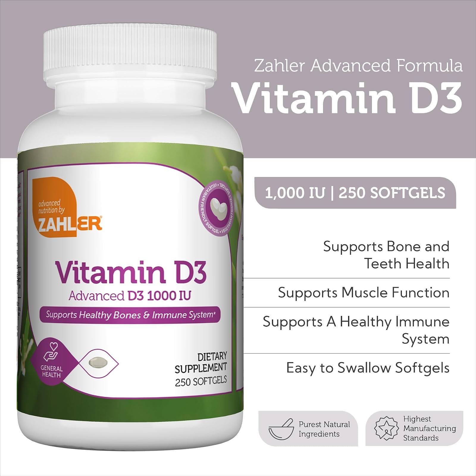 Daily Vitamin D3 for overall wellness