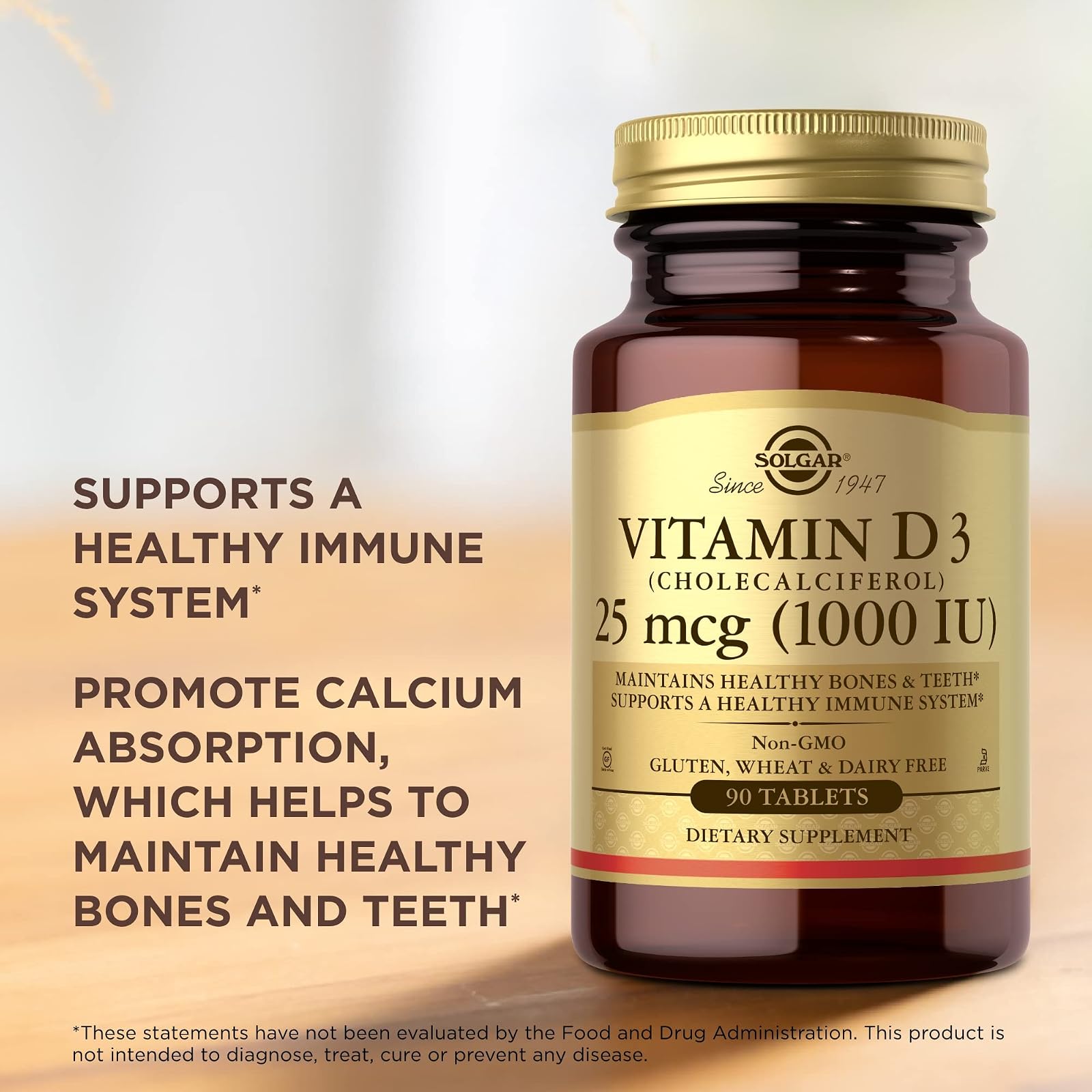 daily Vitamin D3 for overall wellness
