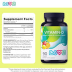 Daily Vitamin D3 gummies for energy