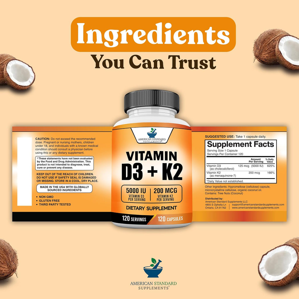 daily vitamin D3 K2 dosage