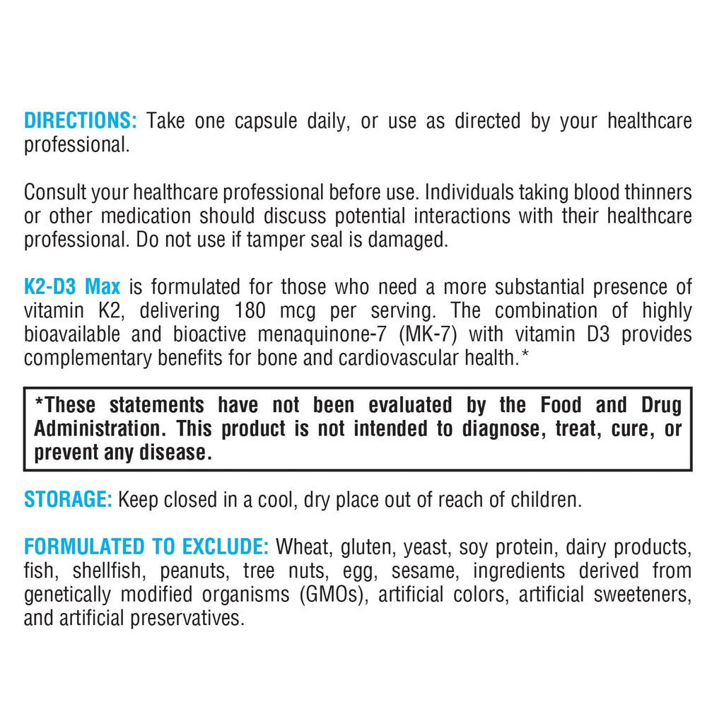 daily vitamin D3 K2 dosage