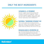 Daily vitamin D3 K2 dosage