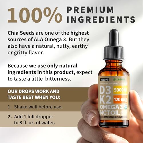 Daily vitamin D3 K2 drops for kids