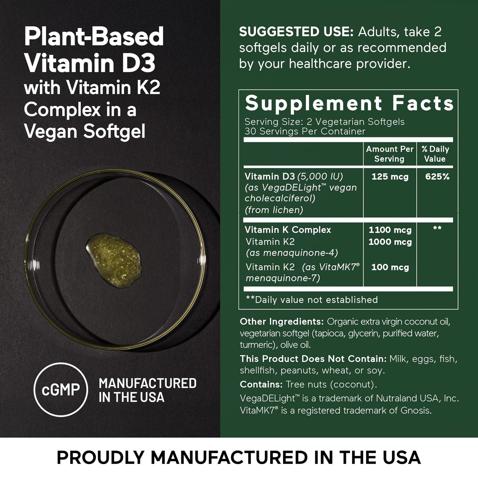 daily vitamin D3 K2 for overall wellness