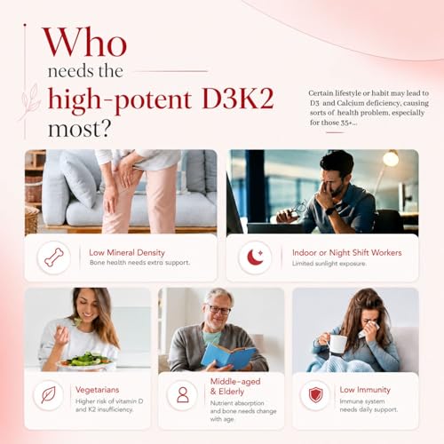 Daily vitamin D3 K2 for overall wellness