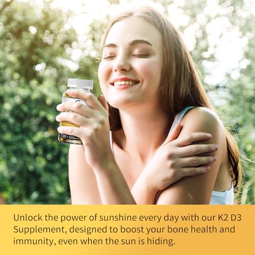 Daily vitamin D3 K2 for wellness
