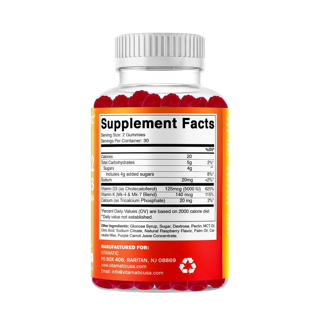 Daily vitamin D3 K2 for wellness