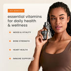 Daily vitamin D3 K2 supplement drops