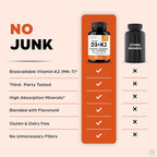 Daily vitamin D3 K2 supplement for energy