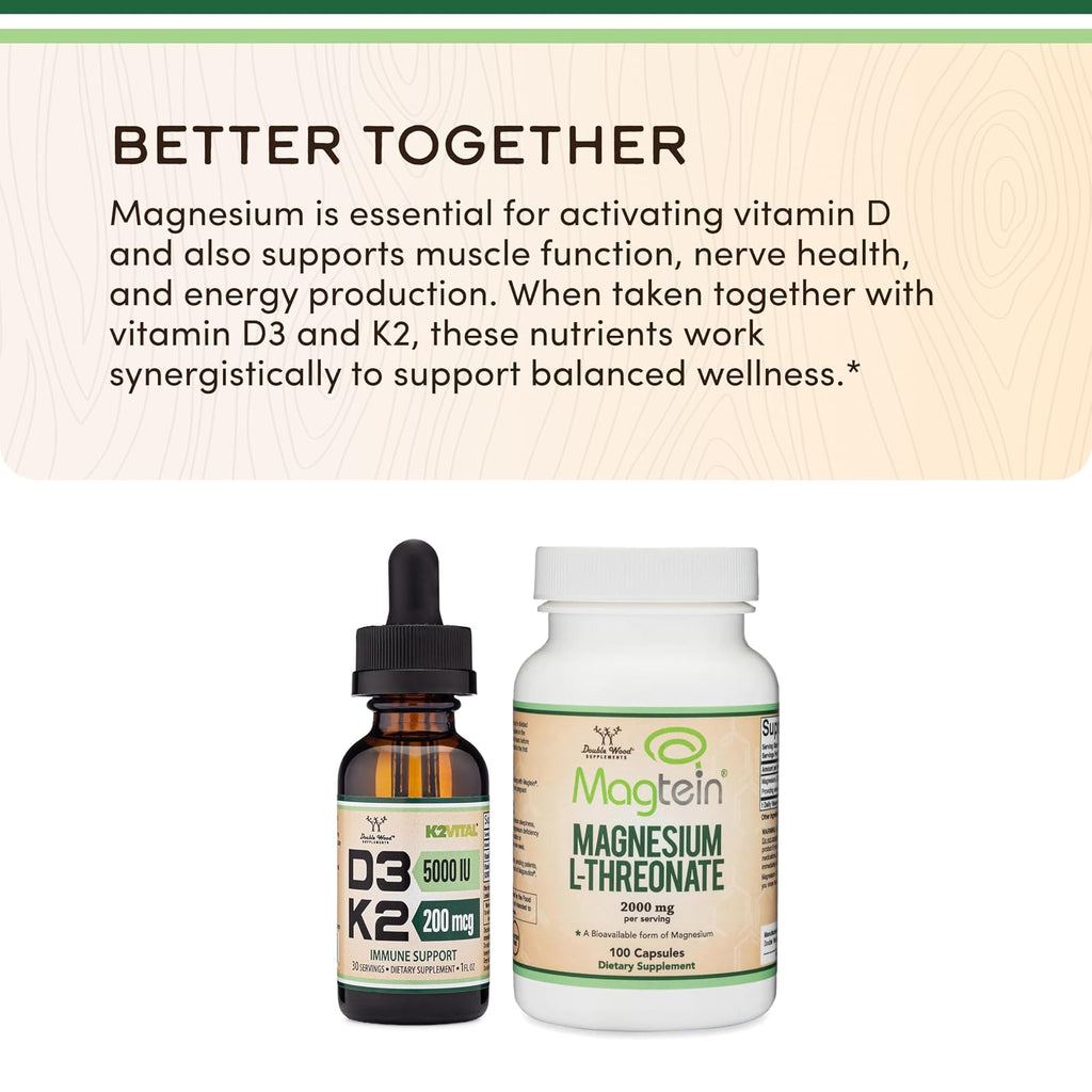 daily vitamin D3 K2 supplement