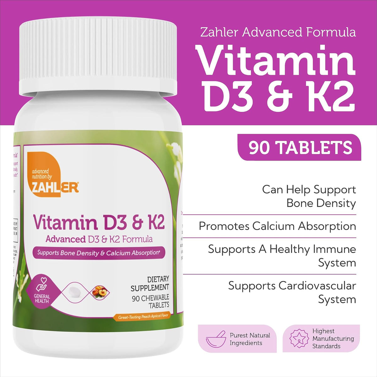 daily vitamin D3 K2 supplement