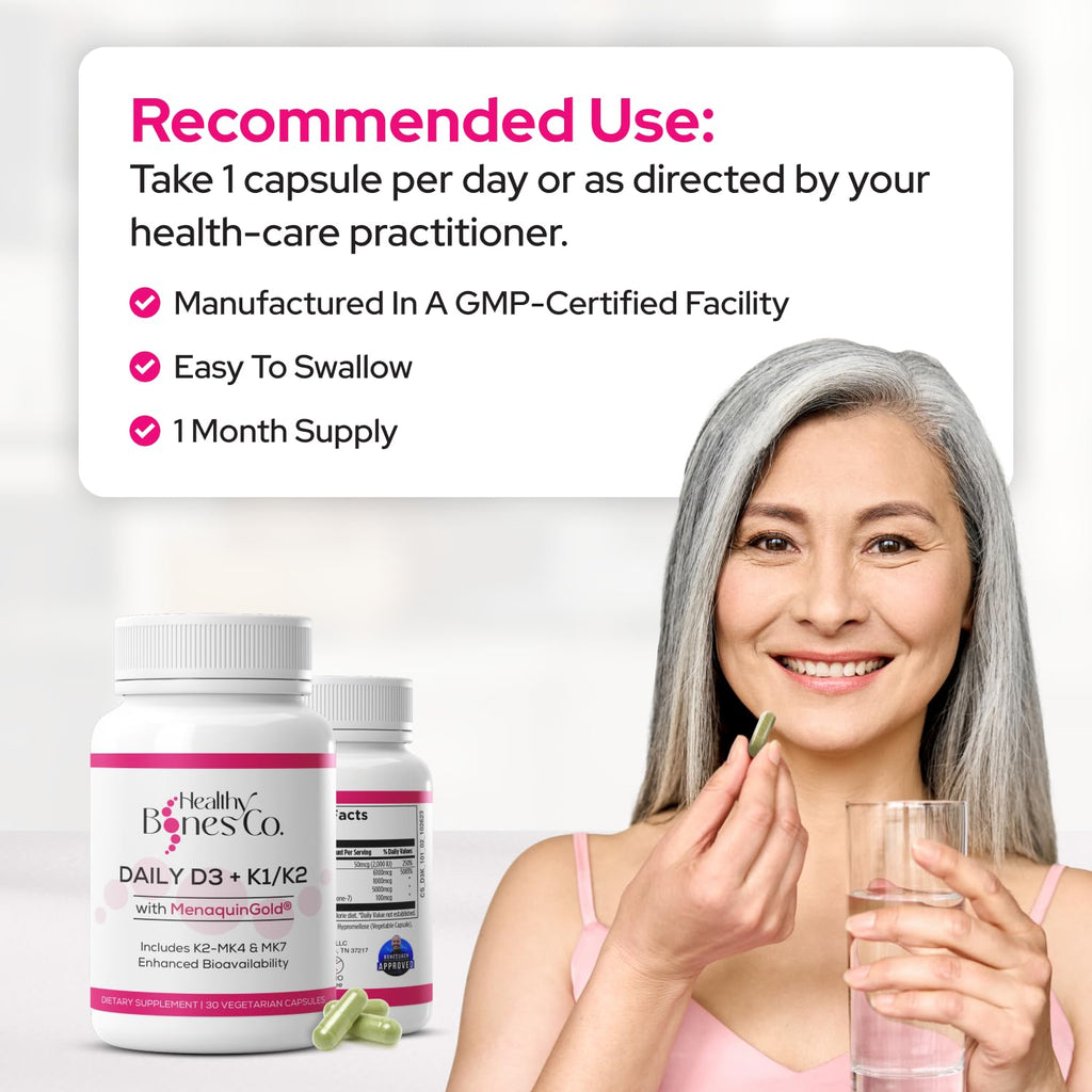 daily vitamin D3 K2 supplement