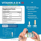 Daily vitamin D3 K2 supplement
