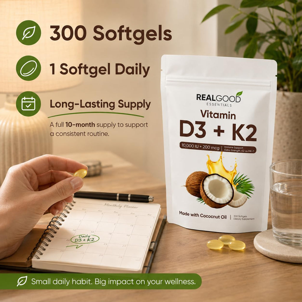 Daily Vitamin D3 K2 supplement