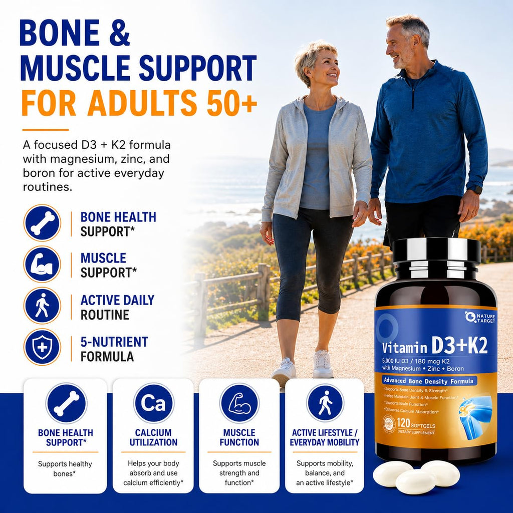 Daily Vitamin D3 K2 supplement